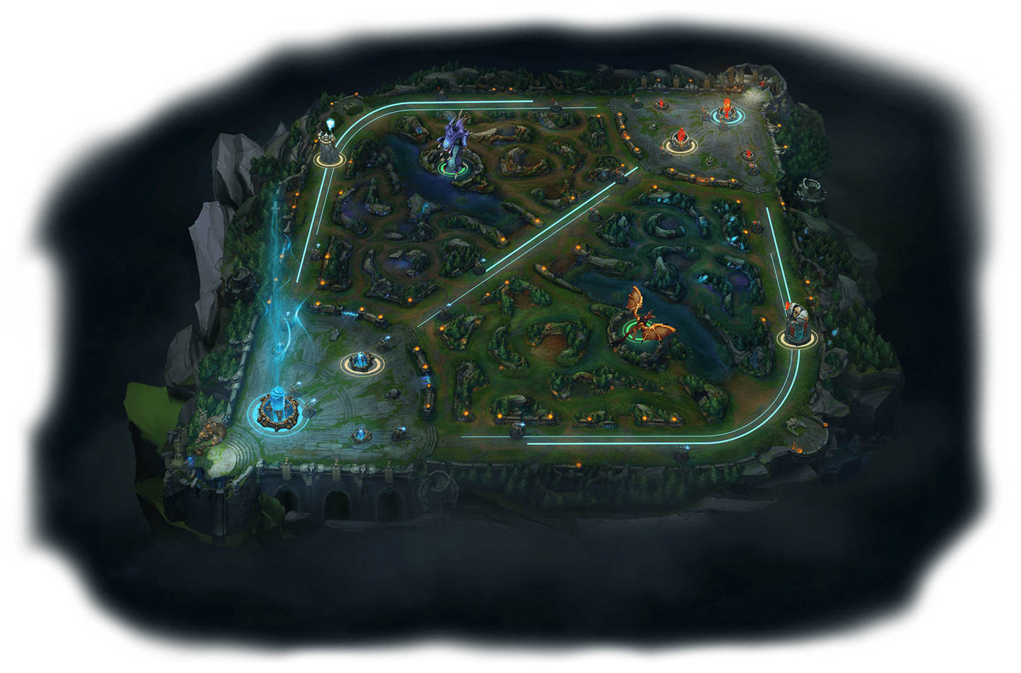 League Of Legends World Map League Of Legends World Map